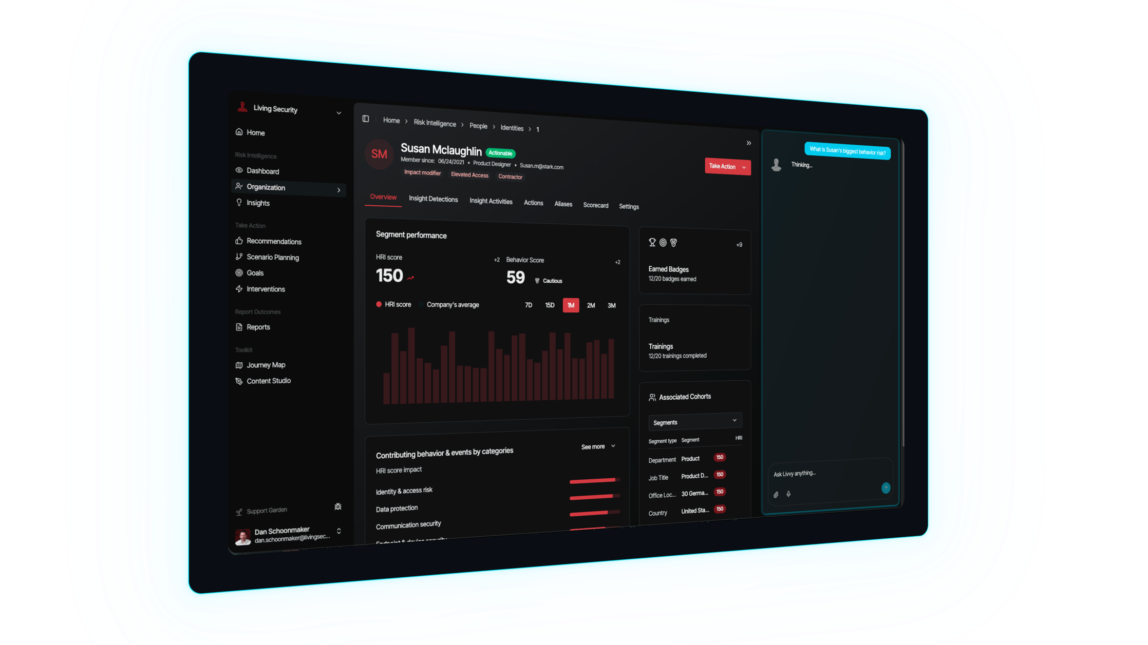 Living Security Launches Livvy, AI-Native Predictive HRM Intelligence