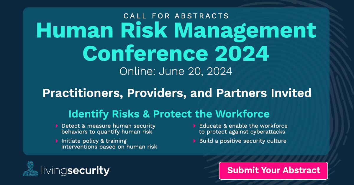 Human Risk Management Conference | HRMCon 2024 | Living Security