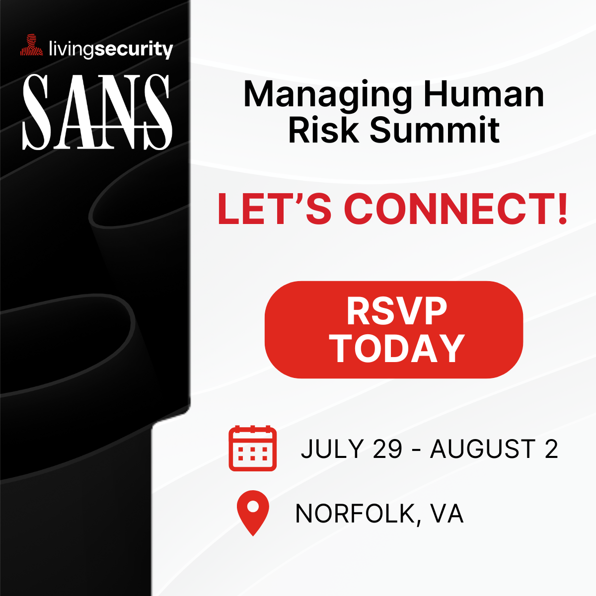 Living Security RSVP | SANS Security Awareness Summit