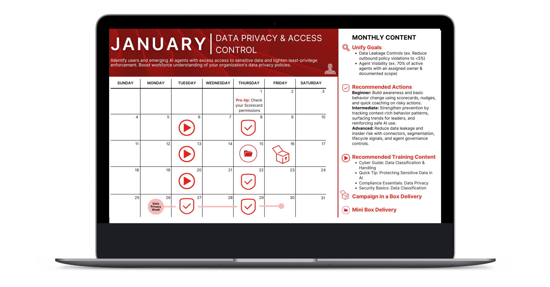 Living Security Releases 2026 Human Risk Management Calendar