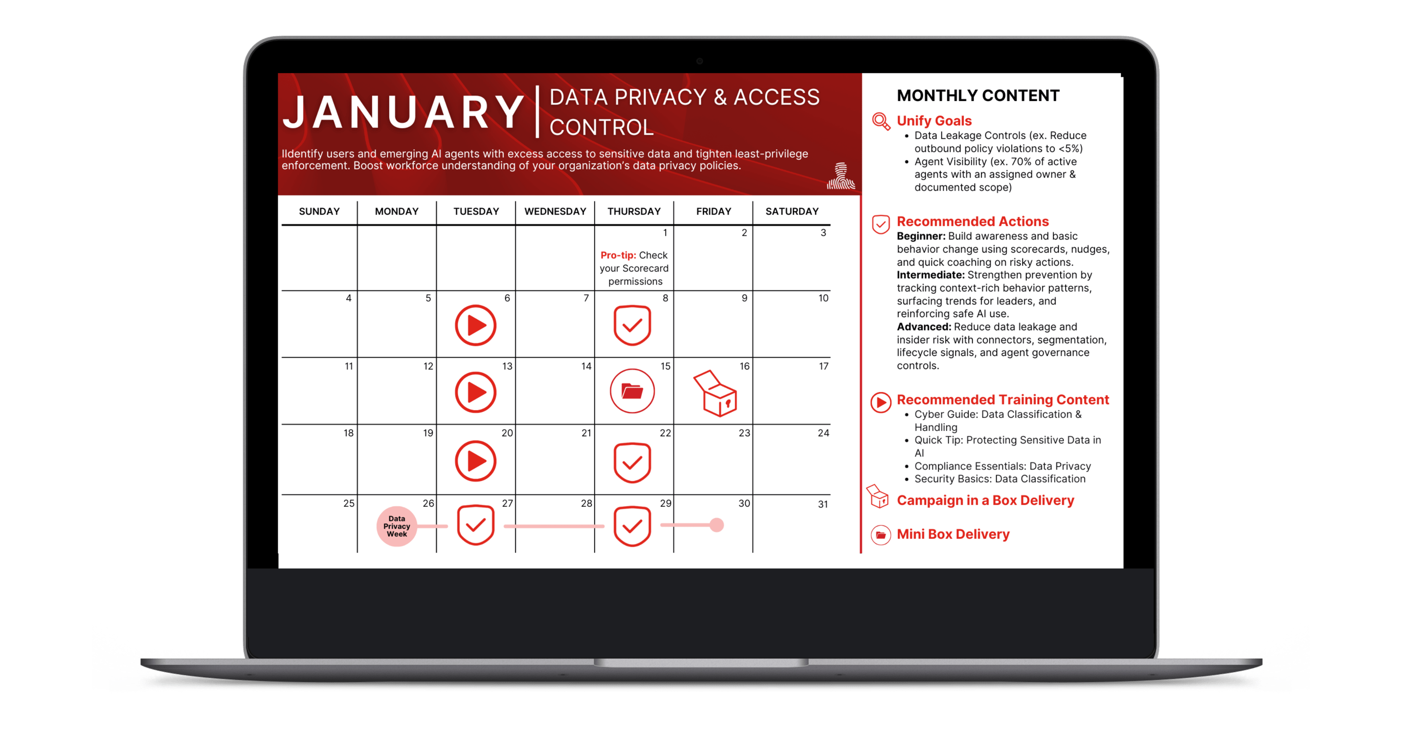 Living Security Releases 2026 Human Risk Management Calendar